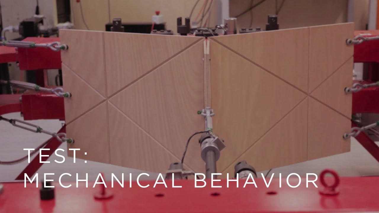 WOOD-SKIN | Test Mechanical Behavior - YouTube