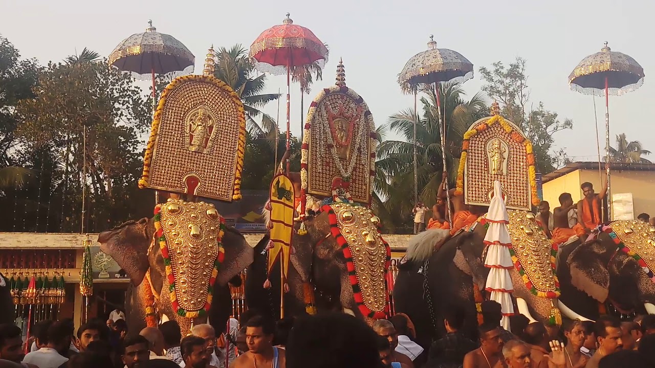 Cherai pooram kodamattam 2019 - YouTube