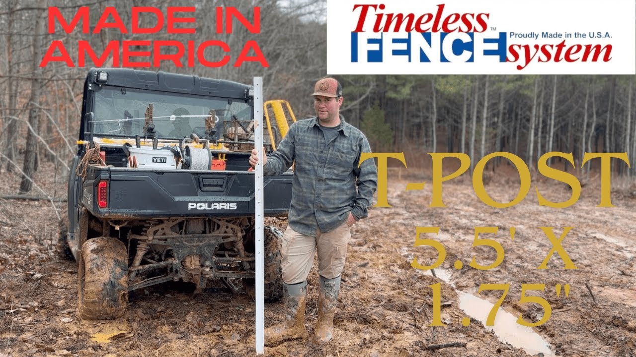 EP. 33 | All About Timeless Fence Systems T-Post "The Post IS the ...