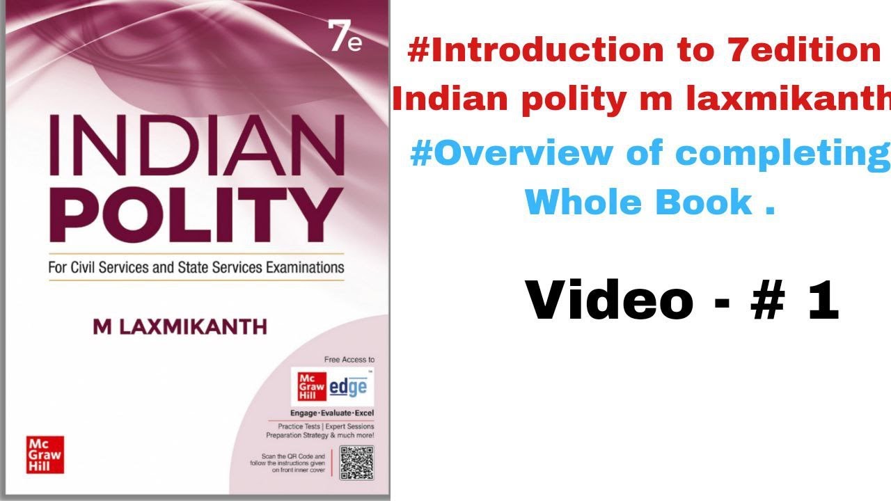 # video 1 , M Laxmikanth 7th edition introduction video / laxmikanth series // dhruv raj - YouTube