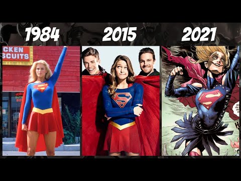 All Supergirl evolution timeline Movies, Cartoons & TV - YouTube