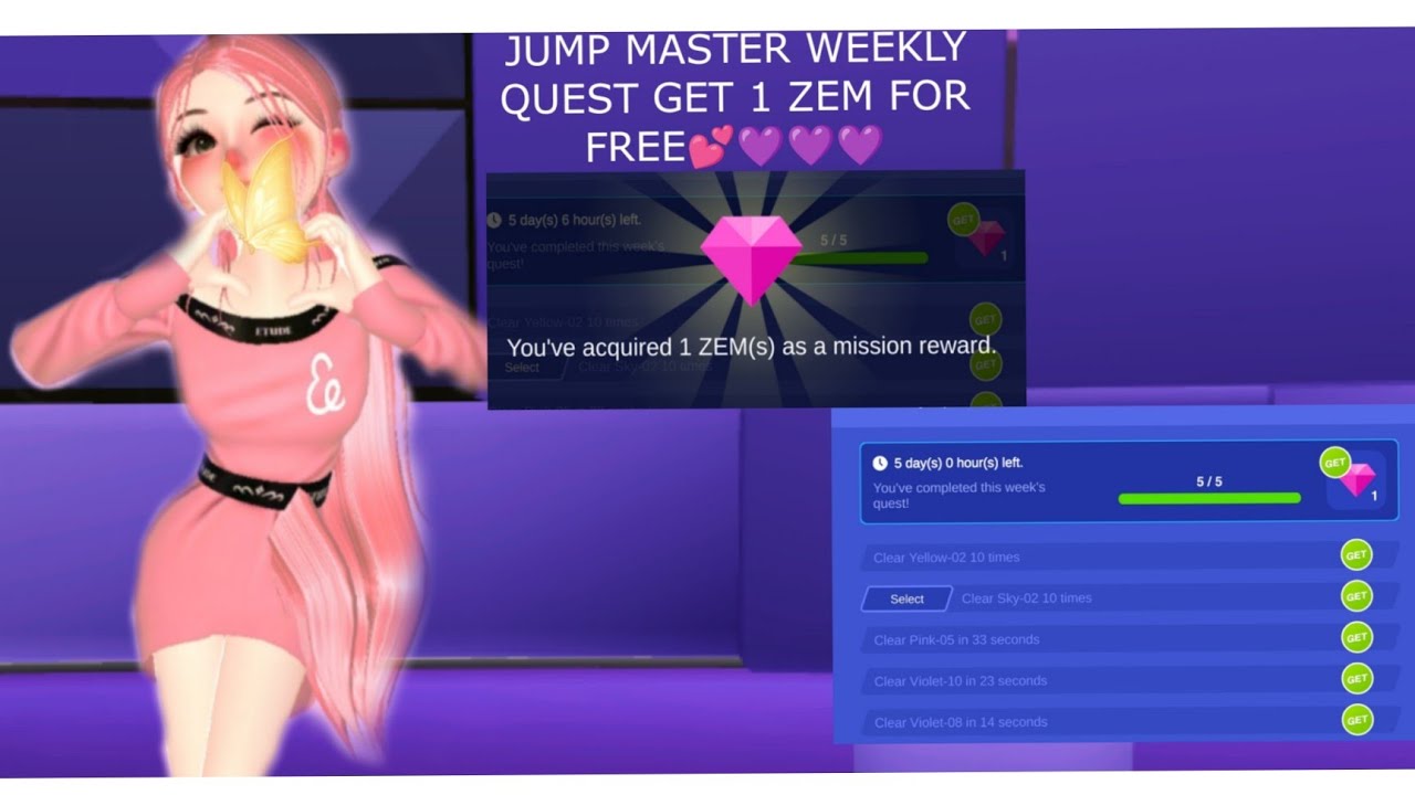 jump master weekly quest part 1 get 1 zem tutorial - YouTube