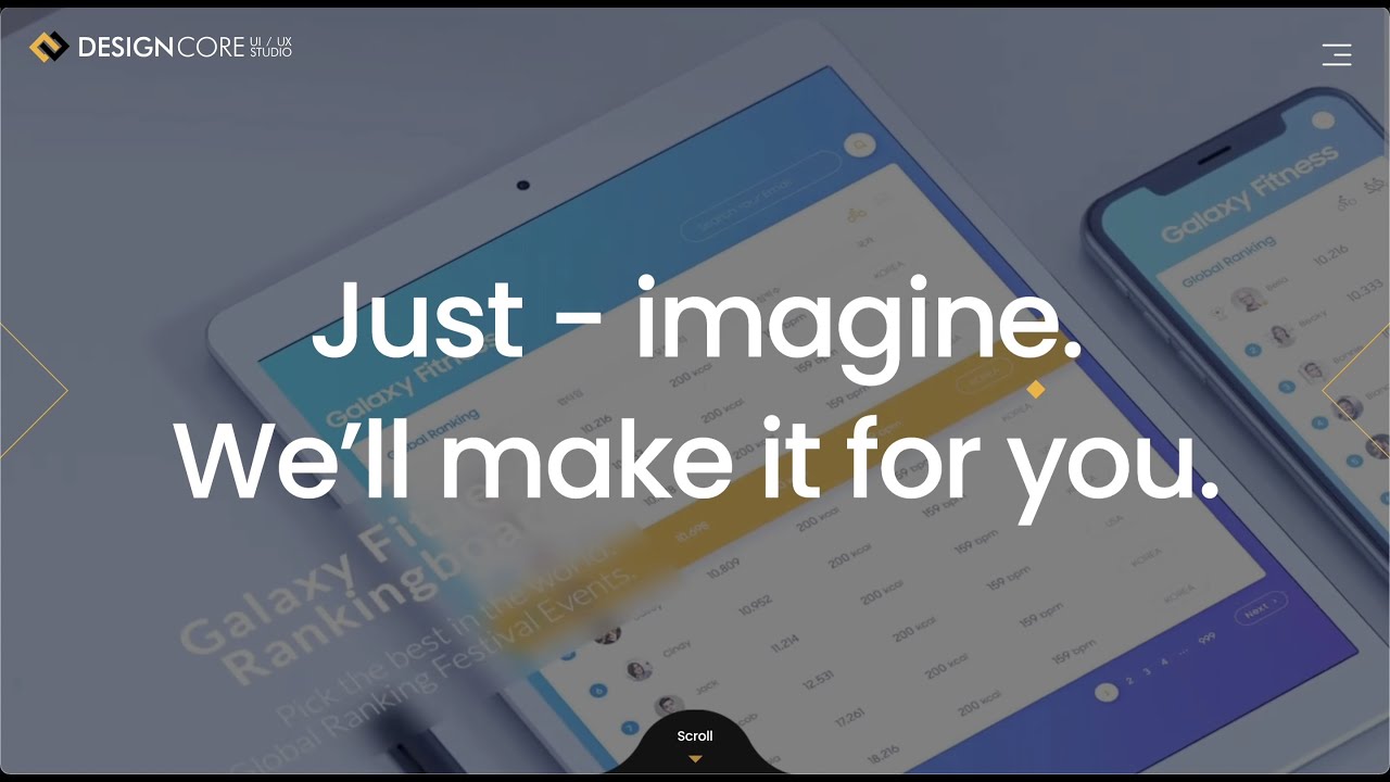 DesignCore Website Porfolio | Figma, HTML, CSS, Animation Gsap 3, Parallax, ScrollTrigger - YouTube