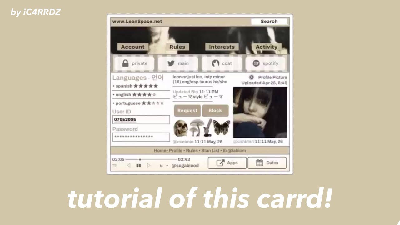 tutorial of this carrd!! 🍞 - YouTube