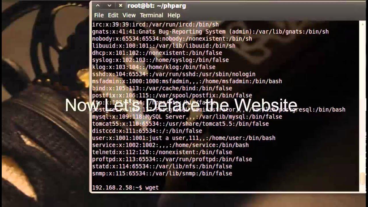 Metasploitable 2 PHP Argument Injection and Remote Code Execution - YouTube