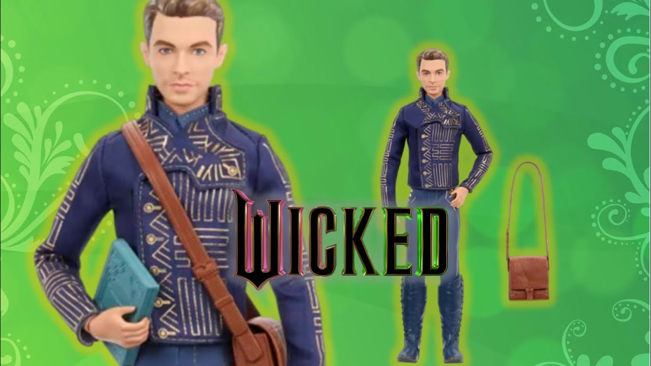 Fiyero 💚🤴🏻 Wicked the Movie Doll by Mattel Review 💕🧹🫧 - YouTube
