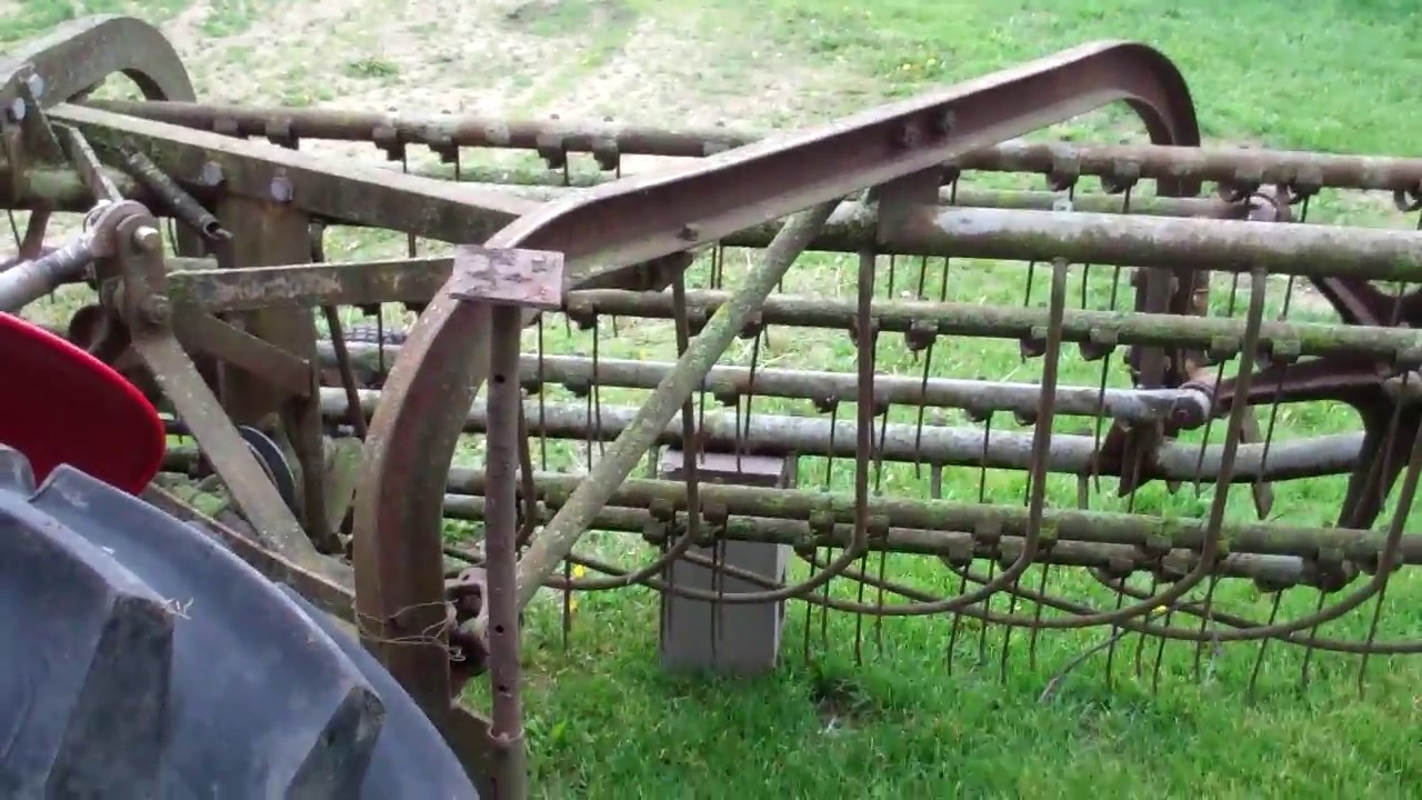 Hay rake fix 5 17 17 - YouTube