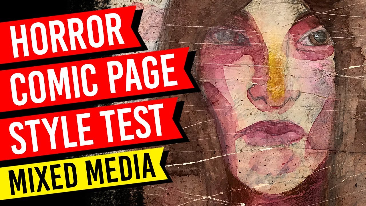 Horror Comic Page Art (How To Draw Horror Comics) Making Comics & Dark ...