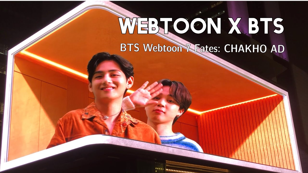 [4K] WEBTOON X BTS | LARGEST OUTDOOR LED SCREEN in Korea | #seoul #bts ...