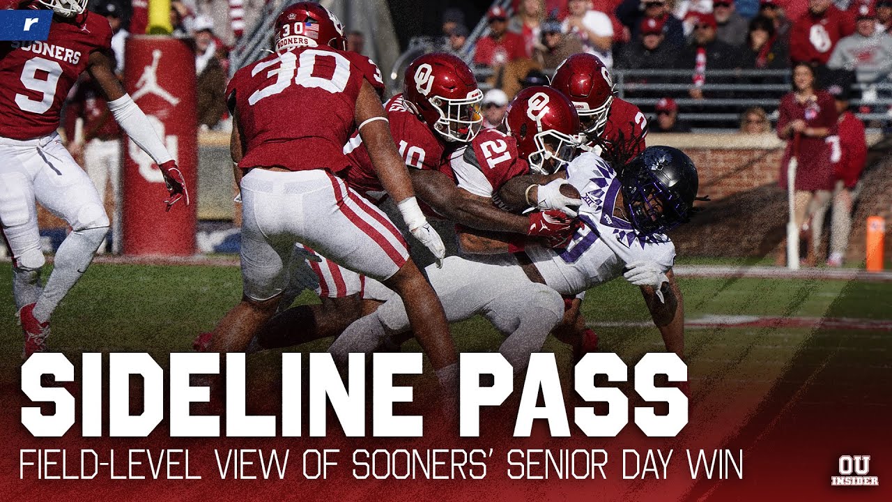 OUInsider Sideline Pass | Oklahoma 69, TCU 45 - YouTube