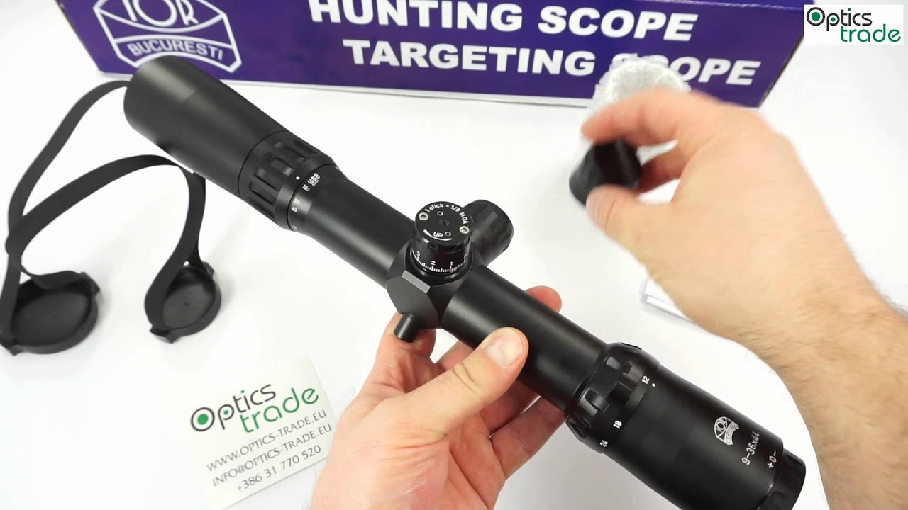 IOR 9-36x44 Spyder rifle scope review - YouTube