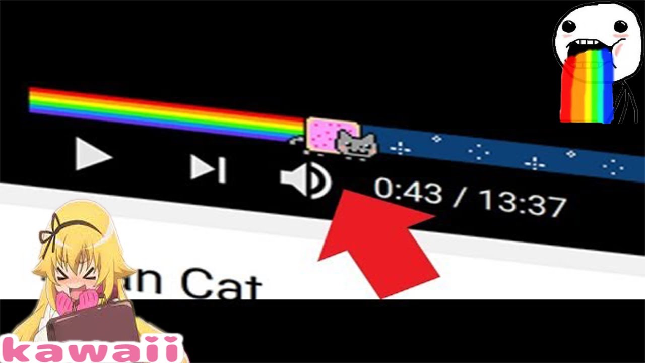 Como convertir tu barra de YouTube en Nyan Cat UwU - YouTube