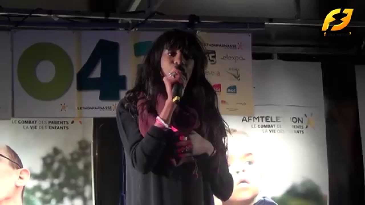 Concert TÉLÉTHON 2014 - AWA SY de Cover Garden (et The Voice 4) - YouTube