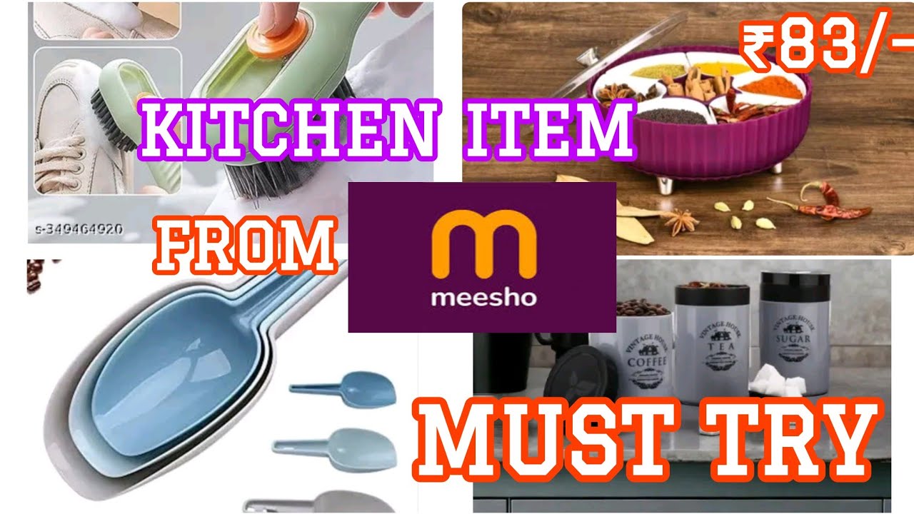 *7* Meesho kitchen items | Under ₹199/- | must buy kitchen items | very ...