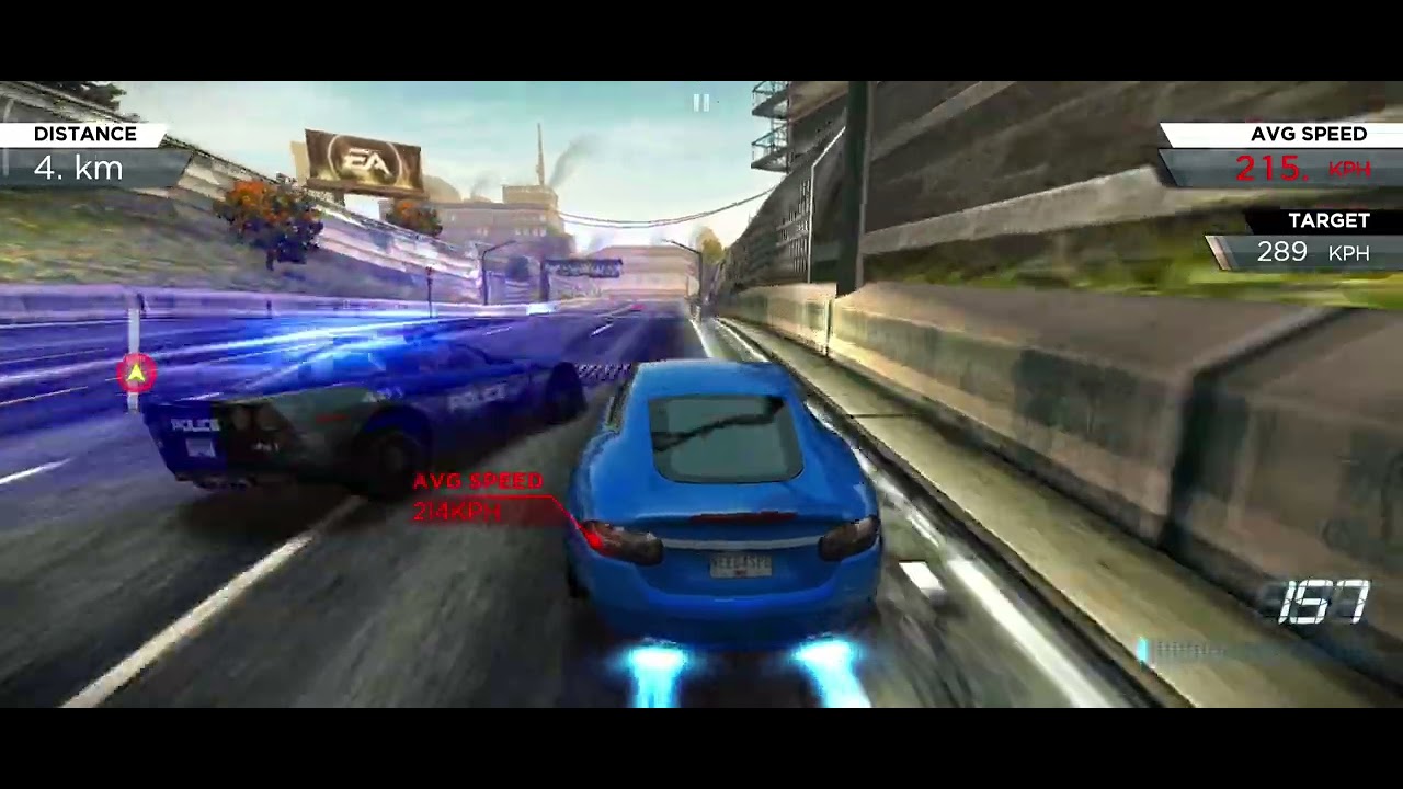 Jaguar car gameplay need for Speed most wanted mobile game - YouTube