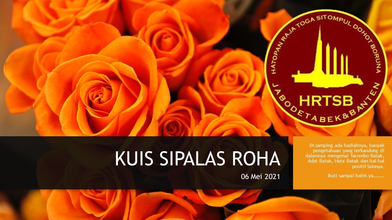Kuis Sipalas Roha HRTSB 06 Mei 2021 - YouTube