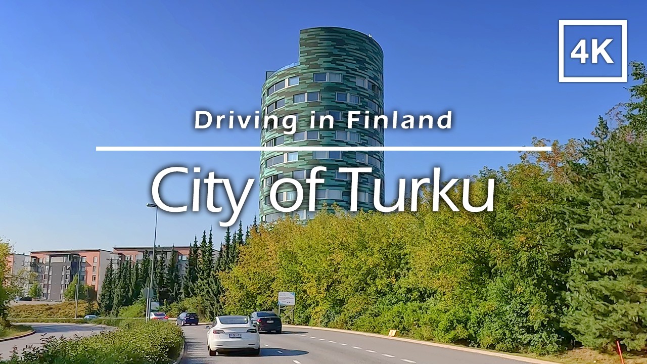 Driving in Turku city center, Finland - 4K - YouTube