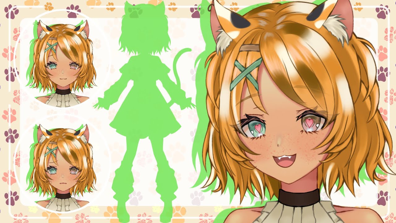 【VtubeStudio】 Live2D Vtuber Showcase "Calico" - YouTube