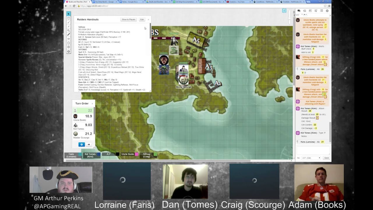 Skulls and Shackles - Pathfinder - Week 8 Part 4 - YouTube