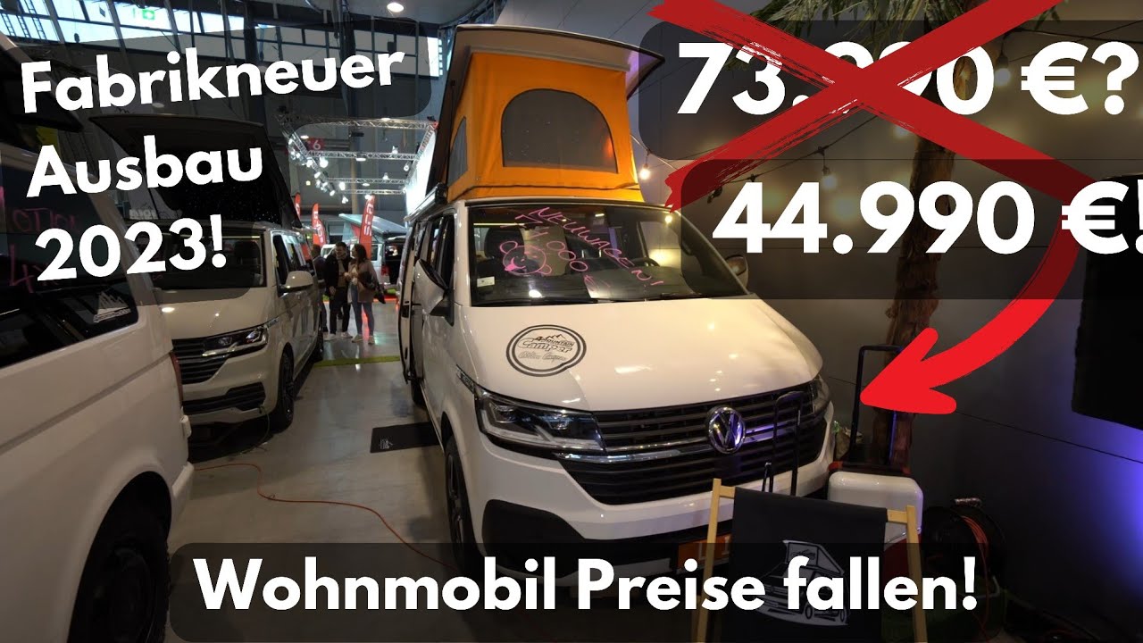 WOHNMOBIL PREISE FALLEN! VW BUS 2023 NAGELNEUER AUSBAU! GARANTIE! 5 ...