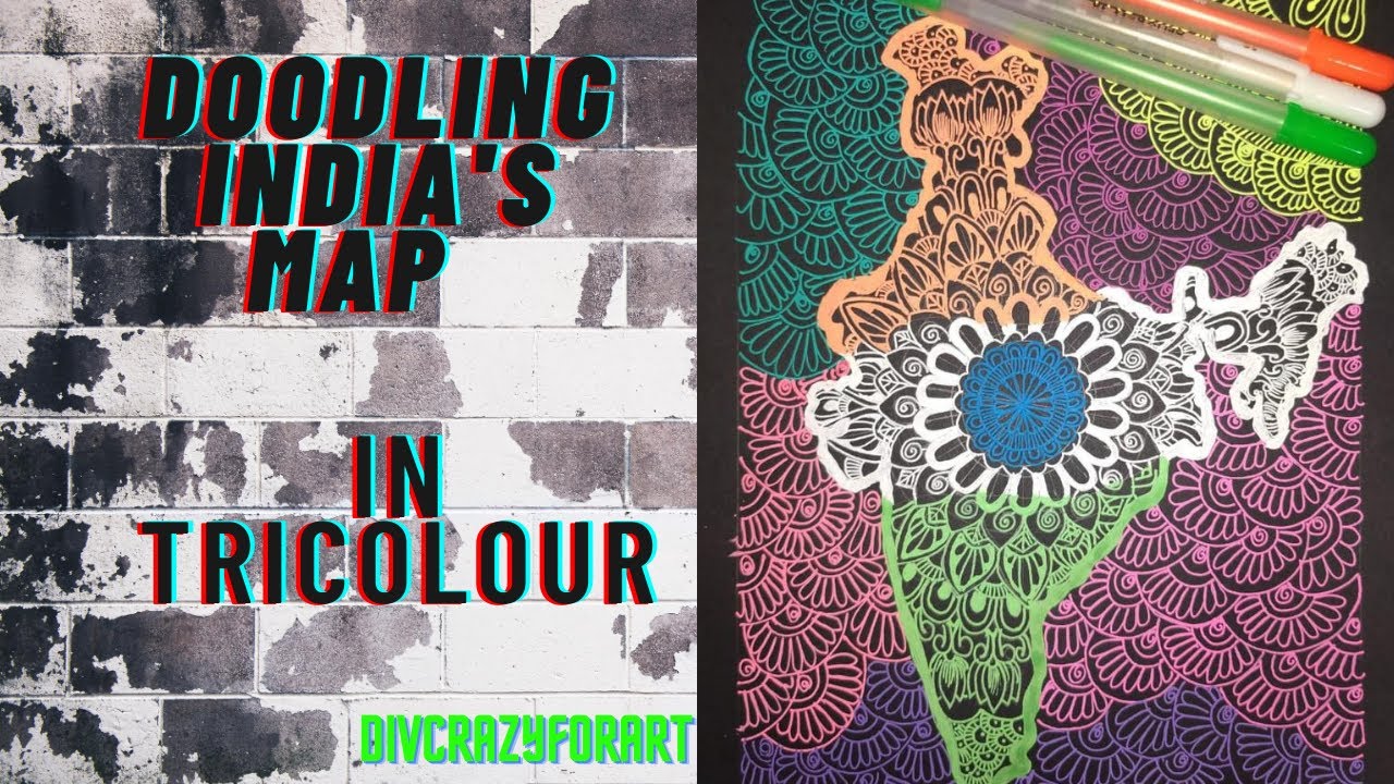 How to make Doodle of Map of India. - YouTube