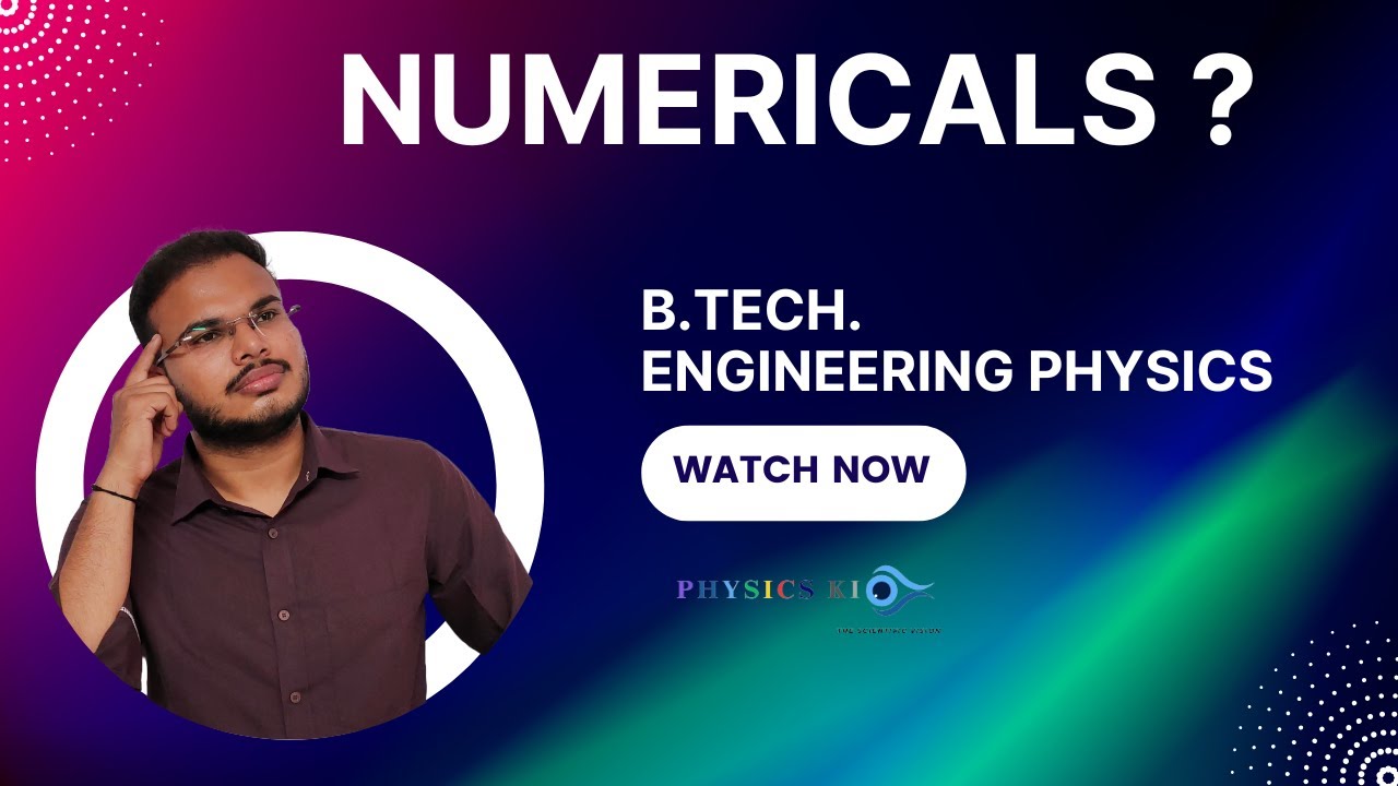 Most Important Numerical Problems in Engineering Physics | B.Tech Exam ...