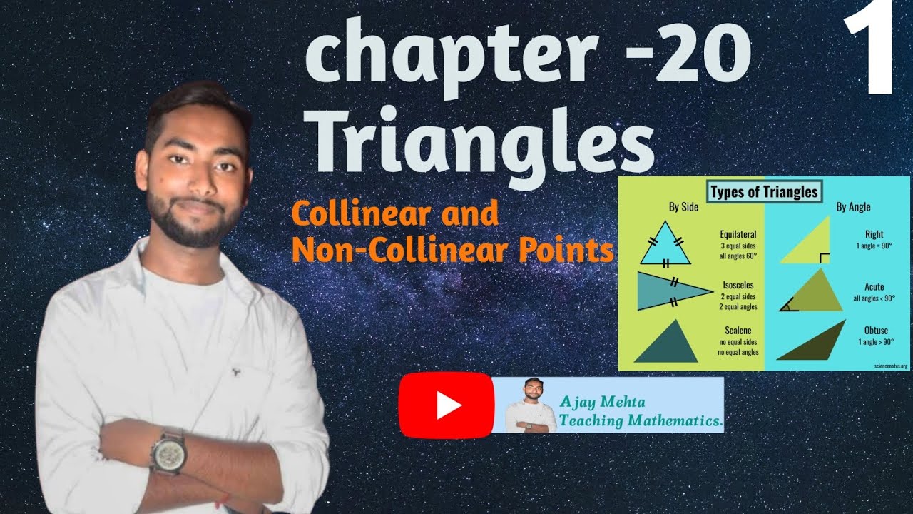 Triangles // Collinear and Non-Collinear Points.// By Ajay Mehta - YouTube