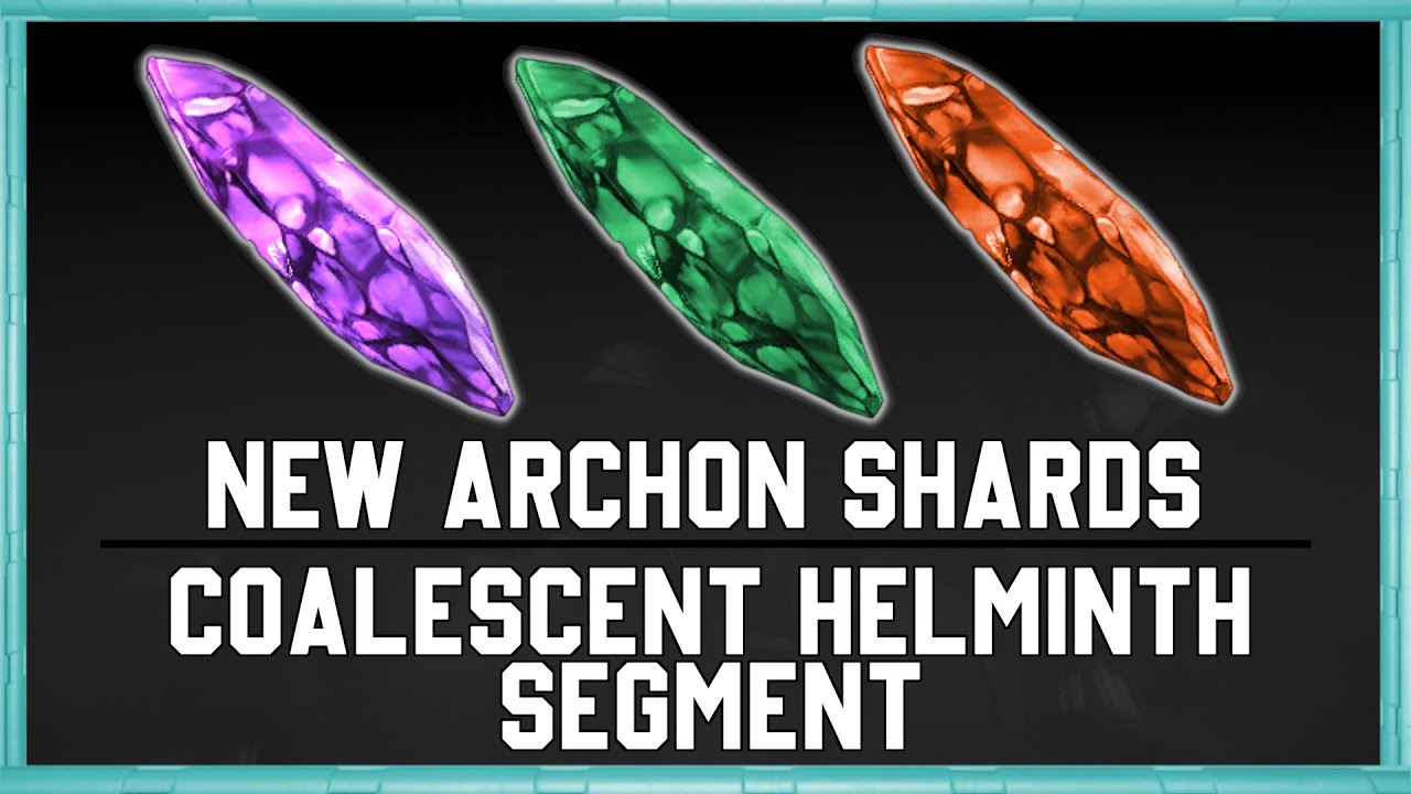 New Archon Shards & Coalescent Archon Segment - Niche items for unique ...