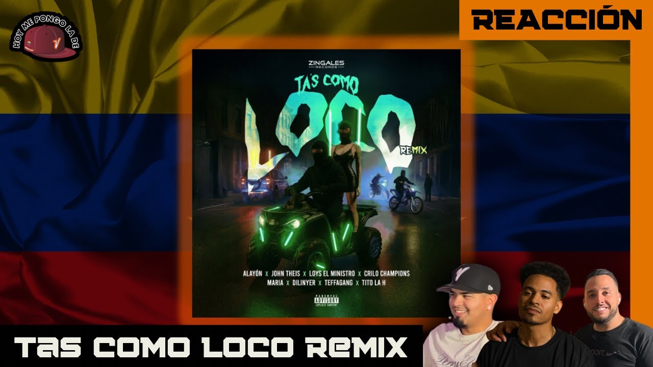 TAS COMO LOCO REMIX | Alayon, Loys el Ministro, John Theis, Crilo ...