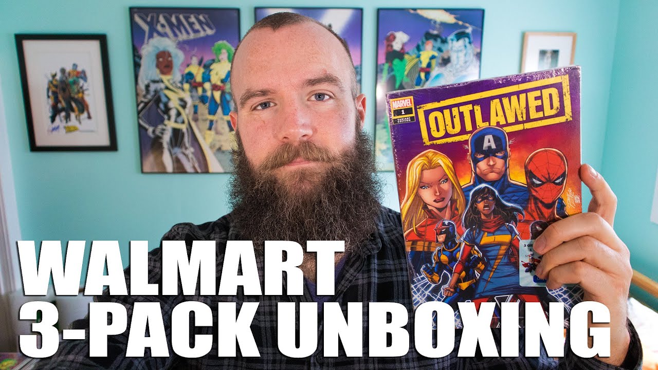 Walmart Marvel Comics 3-Pack MysteryUnboxing (Spider-Man, Thor, Star ...