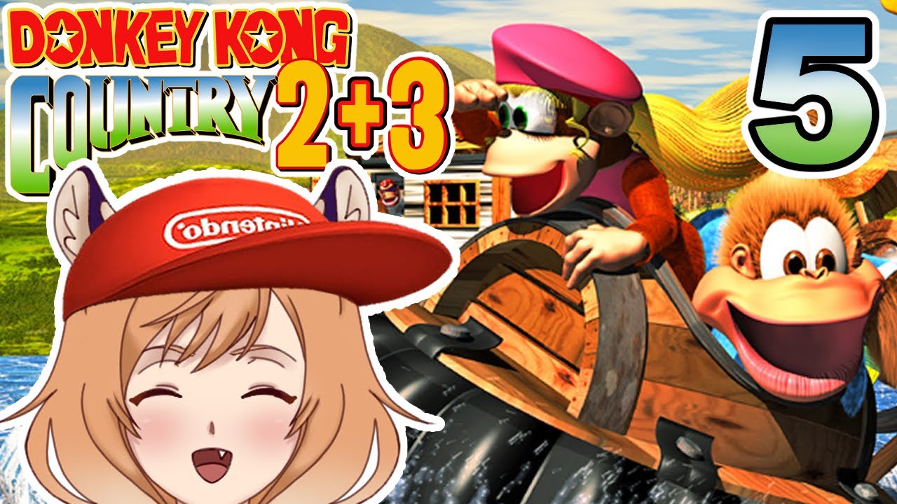 [DKC 2 & 3] *First Time* BEATING DKC2! GIVE ME MY MONKE BACK! And ...