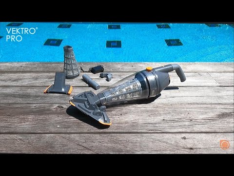VEKTRO PRO Handheld Rechargeable Pool Vacuum (EV53) - YouTube