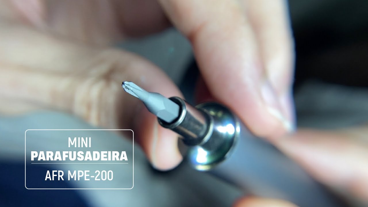 Mini Parafusadeira Elétrica AFR MPE-200 - YouTube