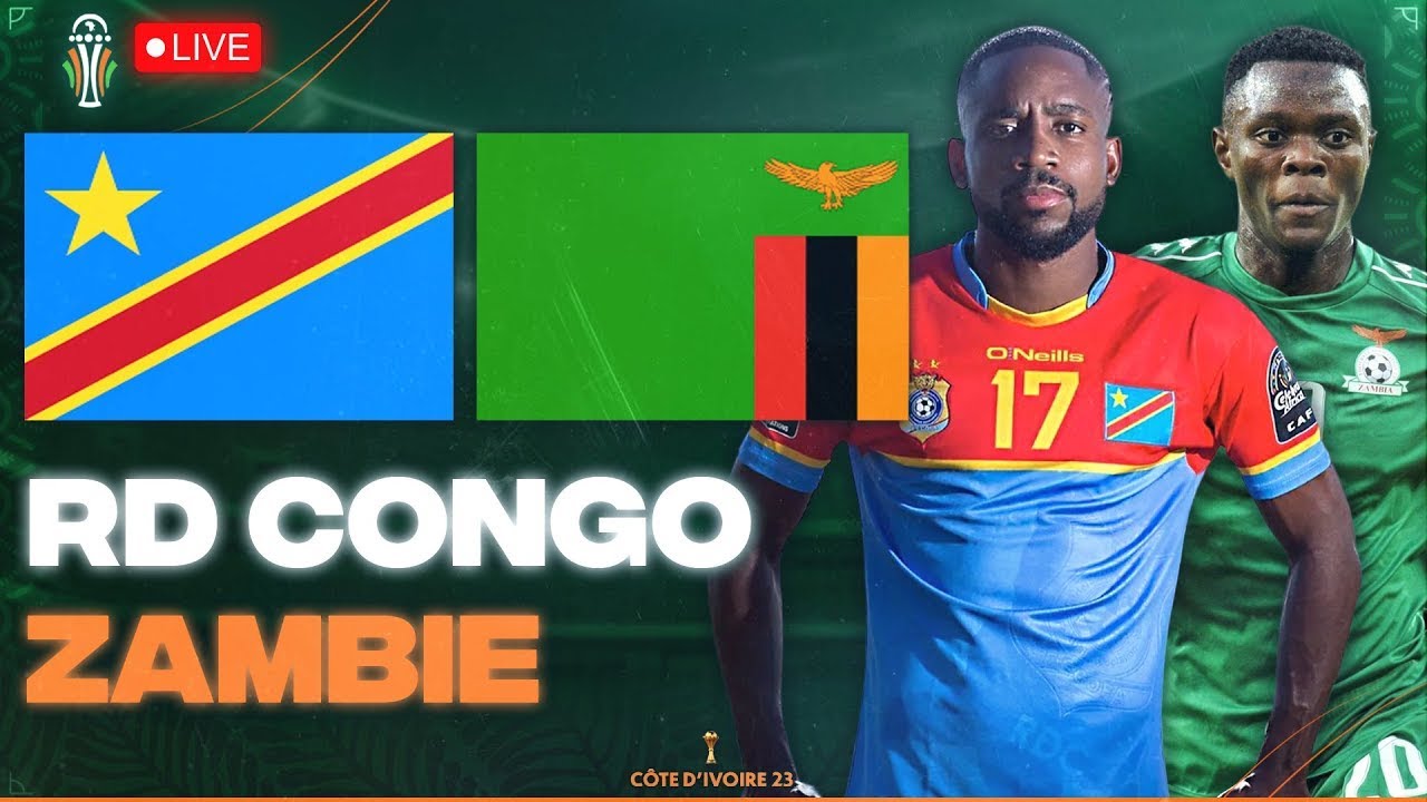 CAN 2024,suivez en direct le match RD Congo-Zambie - YouTube
