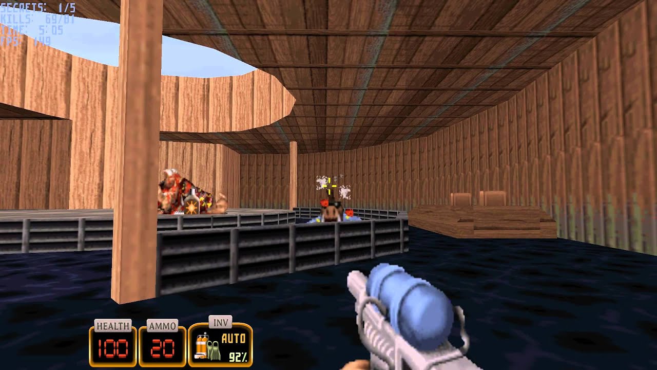 Duke Nukem 3D Caribbean Life's a Beach - E3M3 Mr. Splashy's - Big ...