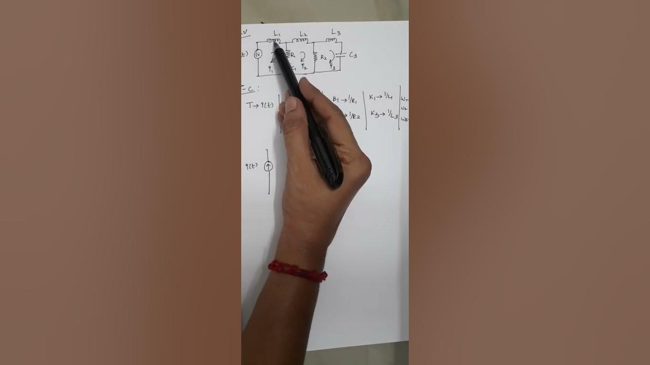 Finding Torque voltage and Torque current electrical analogous circuit Example 1.13 (part-2 ...