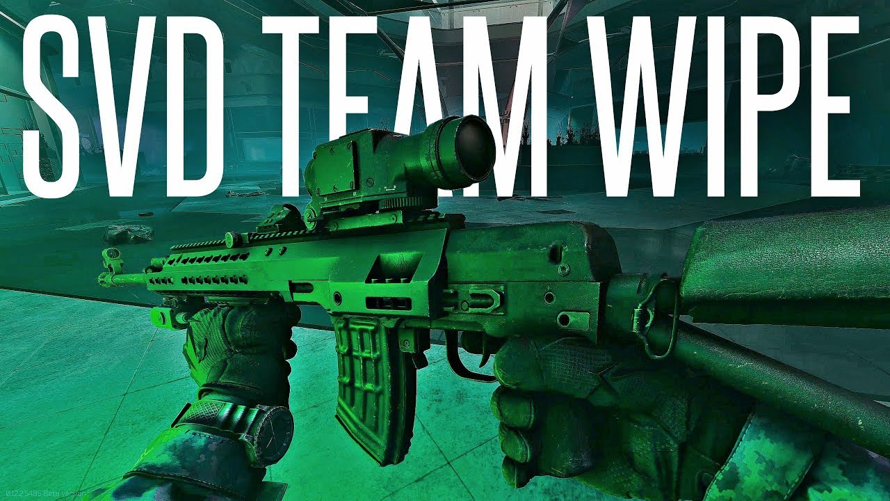 SVD DRAGUNOV SNIPER TEAM WIPE - Escape From Tarkov - YouTube