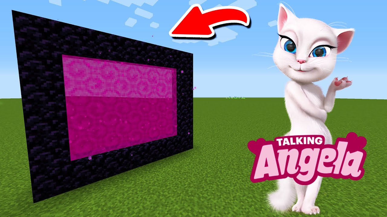 How To Make A Portal To The Talking Angela Dimension in Minecraft - YouTube
