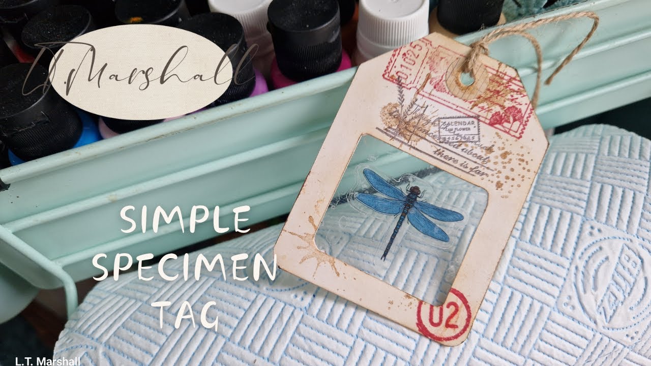 Creating A Stunning Specimen Tag For Your Junk Journal Using Scrap ...