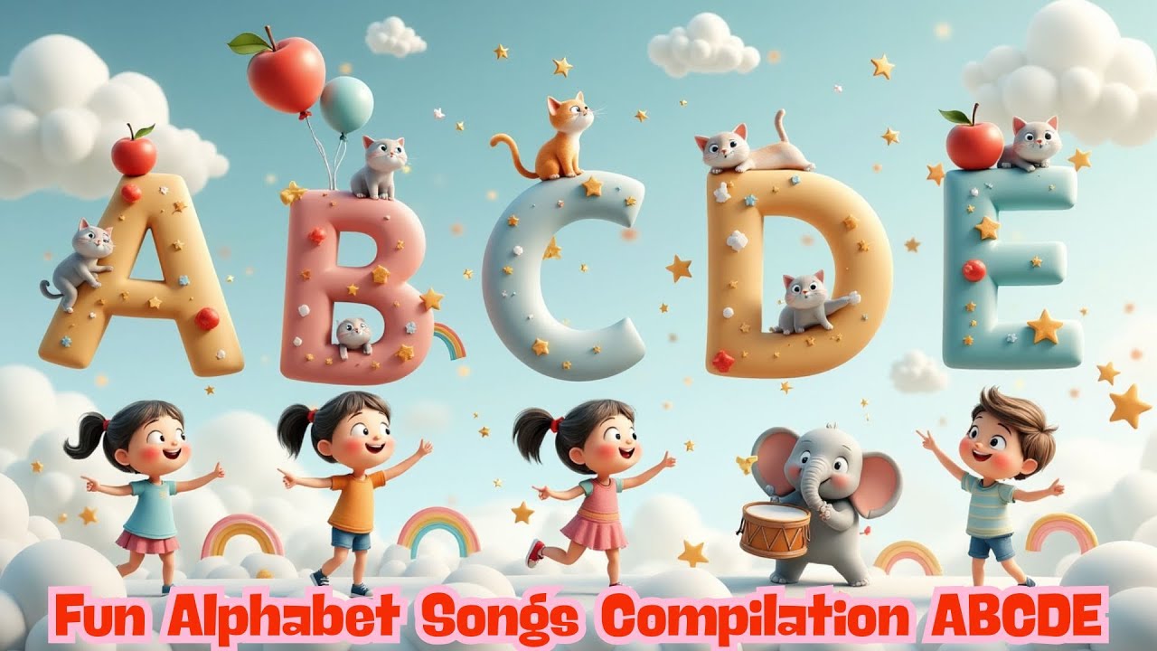 ABC Songs for Kids – Letters A to E | Fun Alphabet Songs Compilation ...