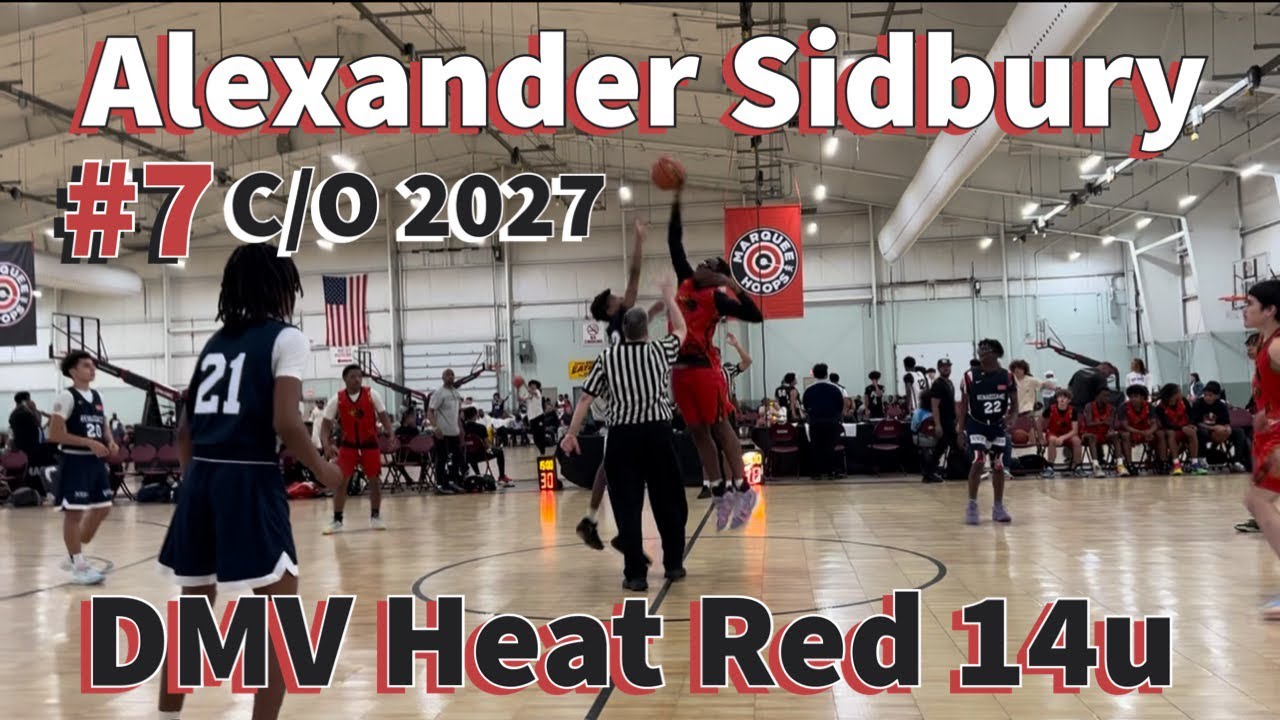 #7 Alexander Sidbury (DMV Heat Red) Marquee Hoops Spring Select Circuit ...