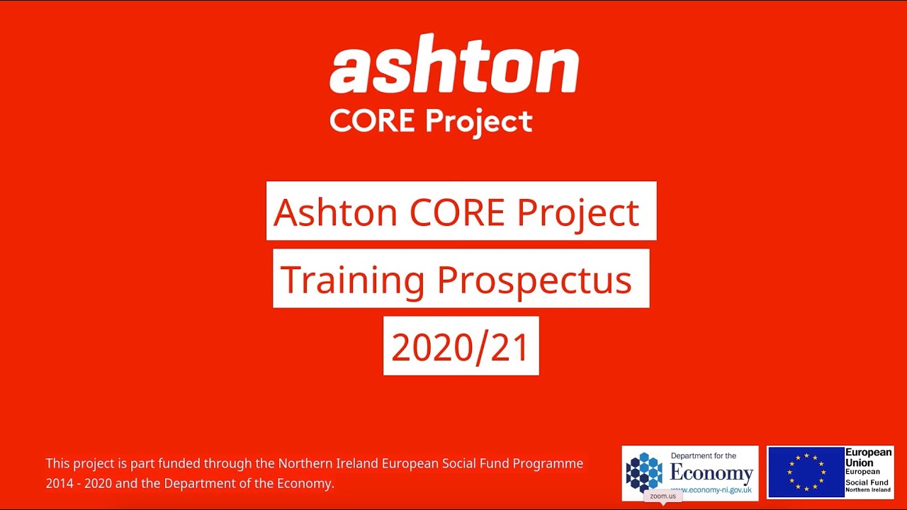 Ashton CORE Prospectus April 2020/21 - YouTube