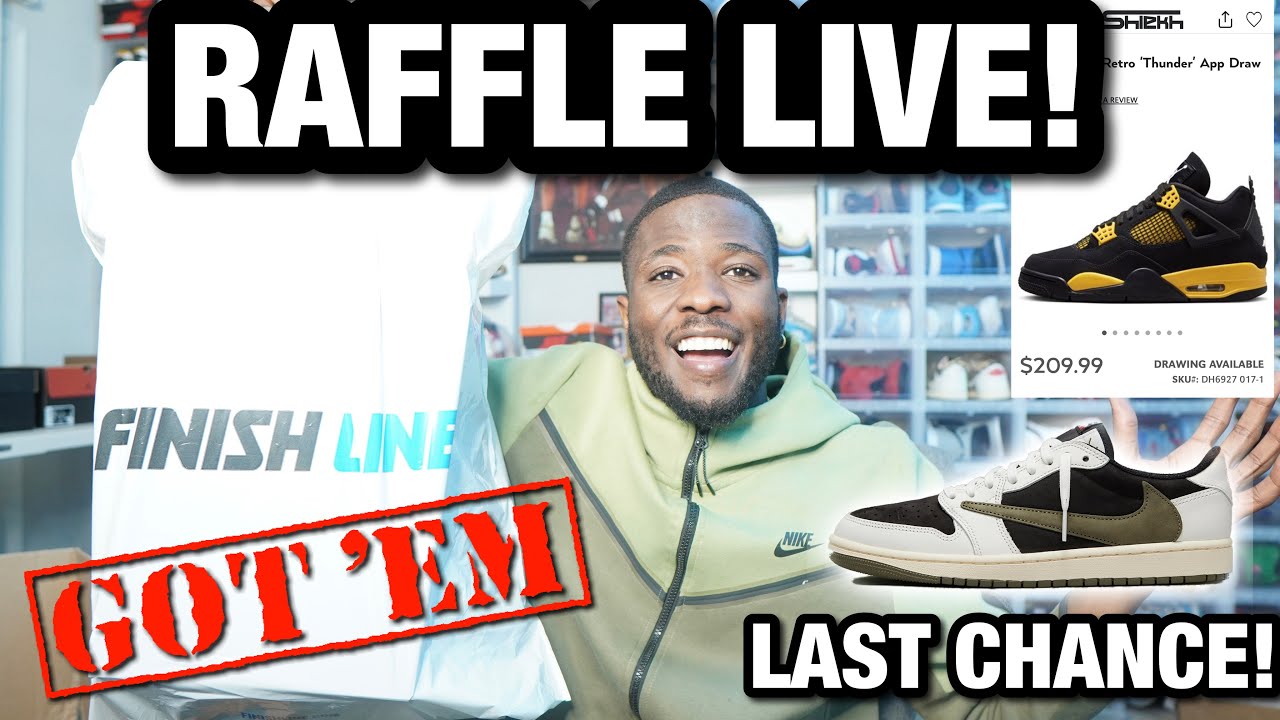 RAFFLE IS LIVE NOW! LAST CHANCE TO COP FOR RETAIL! THESE ARE SOLDOUT ...