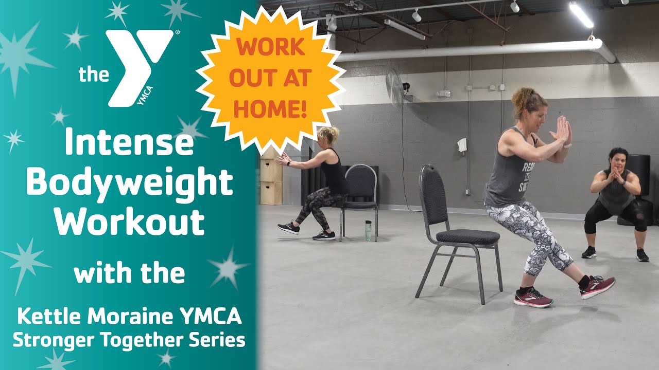 Intense Bodyweight Chair Workout Stronger Together Ep 31 - YouTube