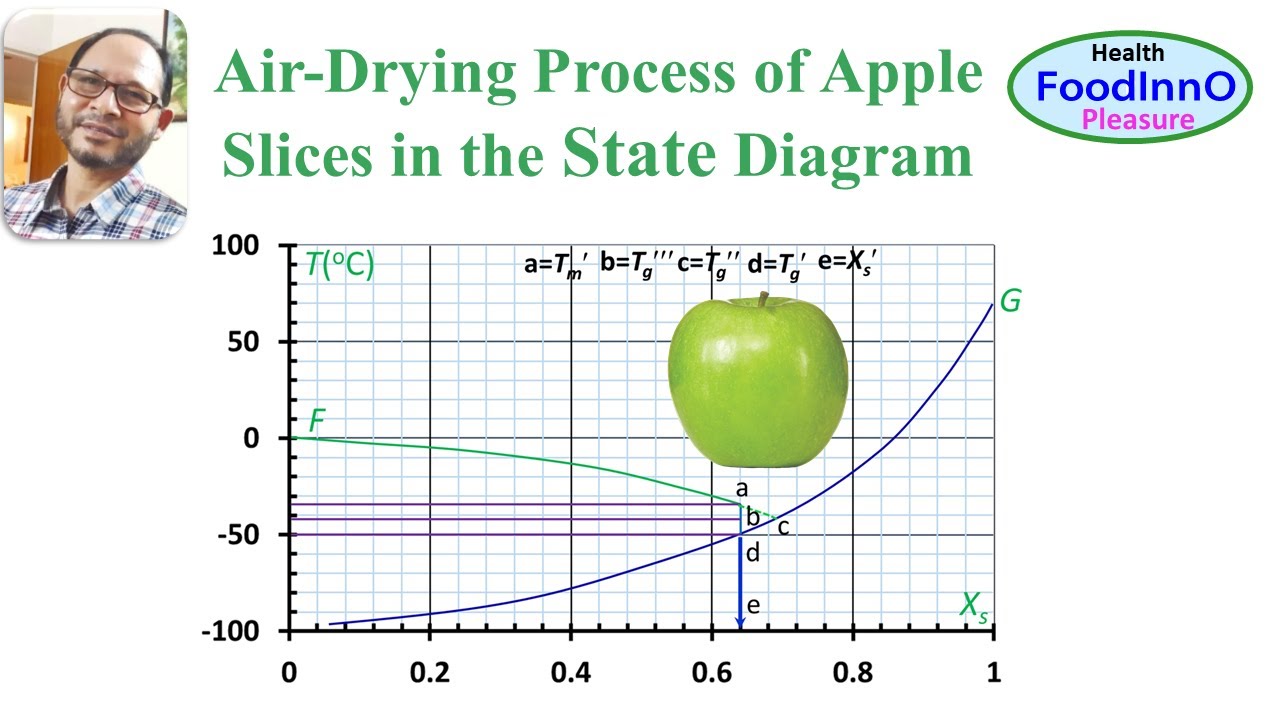 Air-drying Process of Apple Slices in the State Diagram - YouTube
