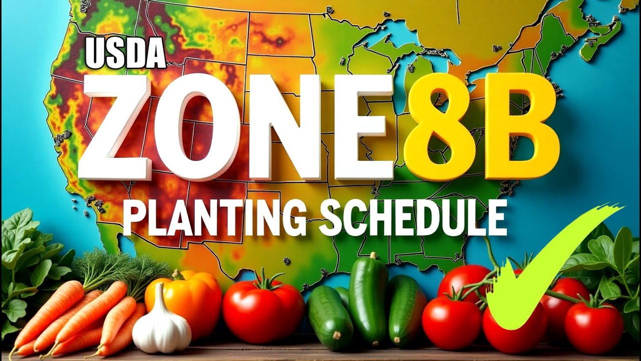 Zone 8b Planting Schedule: What to Grow in Spring Summer and Fall for ...