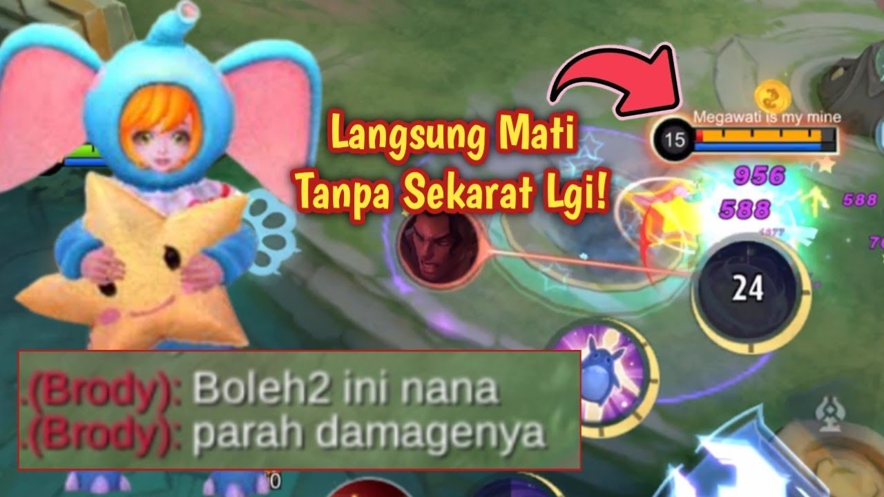 NANANG ALIAS NANA NYA LANANG AUTO BANTAI MUSUH! SEKALI ULTI MATI! BUILD NANA TERSAKIT 2023 ...