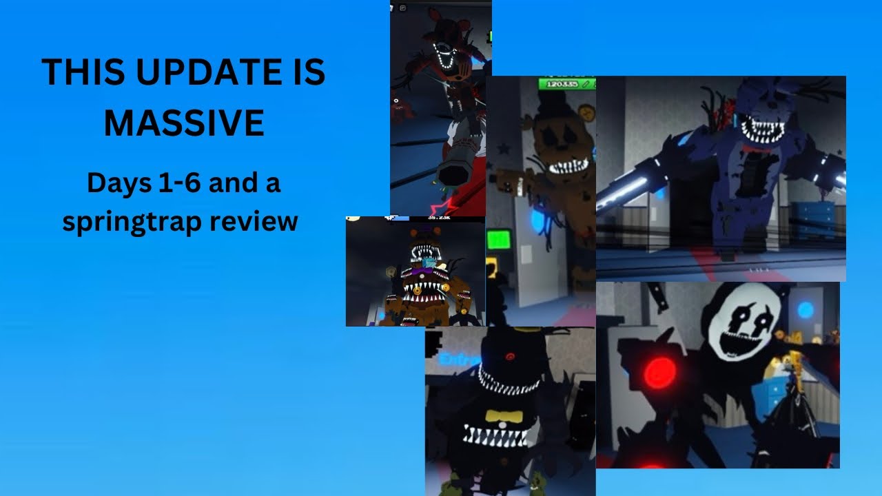 FNAF TD UPDATED new units and new game - YouTube