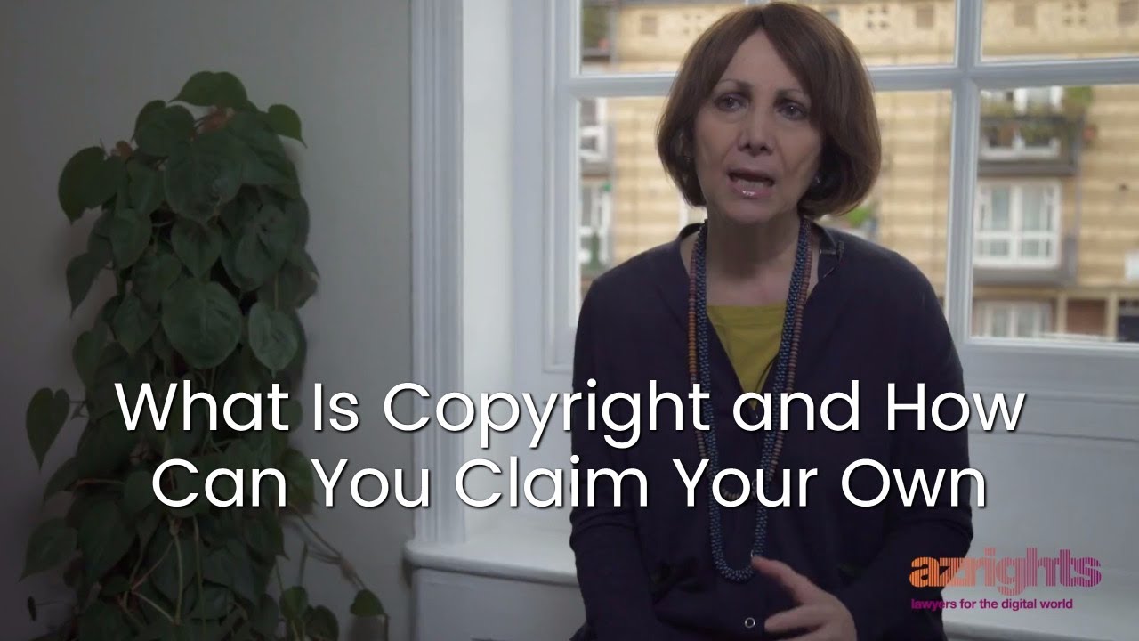 What Is Copyright and How Can You Claim Your Own - YouTube