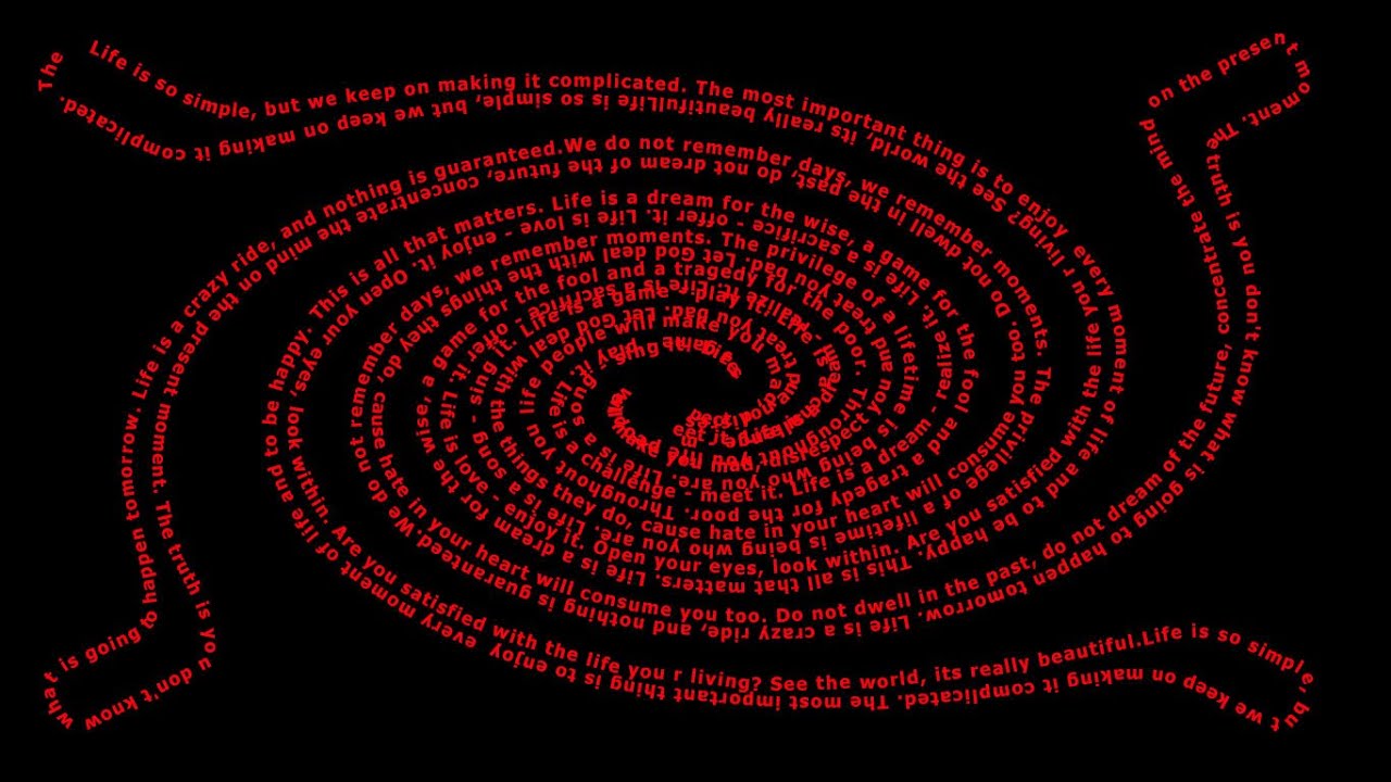 Photoshop tutorial-swirl text effect - YouTube